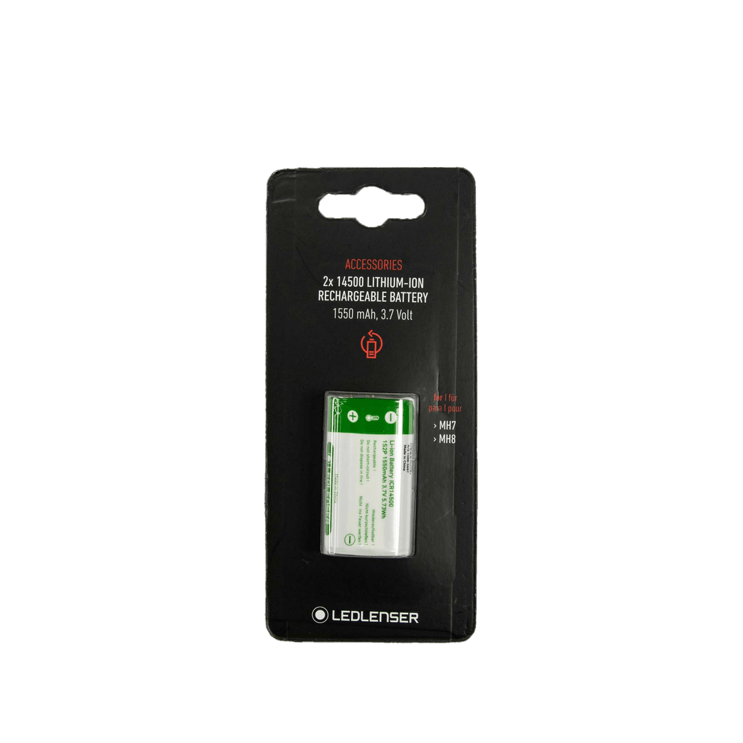 Ledlenser 2x 14500 Li-Ion Rechargeable Battery Pack | Headlamp & Torch ...